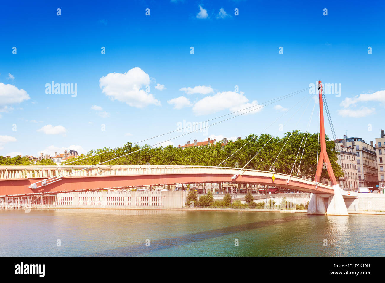 Cable stayed pedestrian bridge hi-res stock photography and images - Alamy
