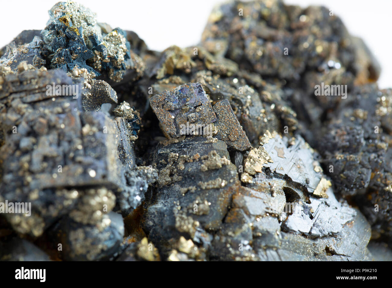 Pyrite mineral crystal/pyrite mineral crystal Stock Photo - Alamy