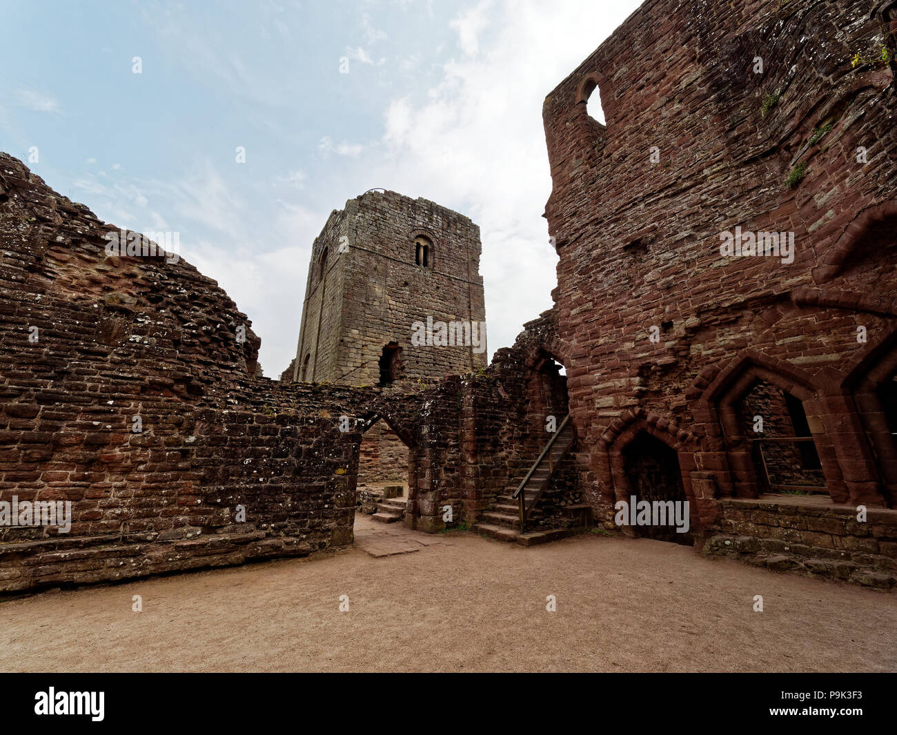 Goodrich Castle, Goodrich, Herefordshire. UK Stock Photo - Alamy
