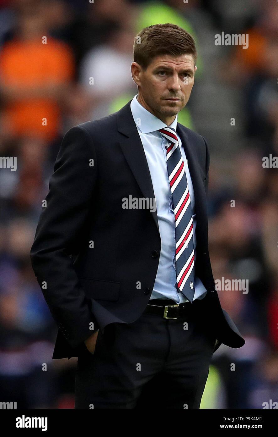 Rangers' manager Steven Gerrard Stock Photo - Alamy