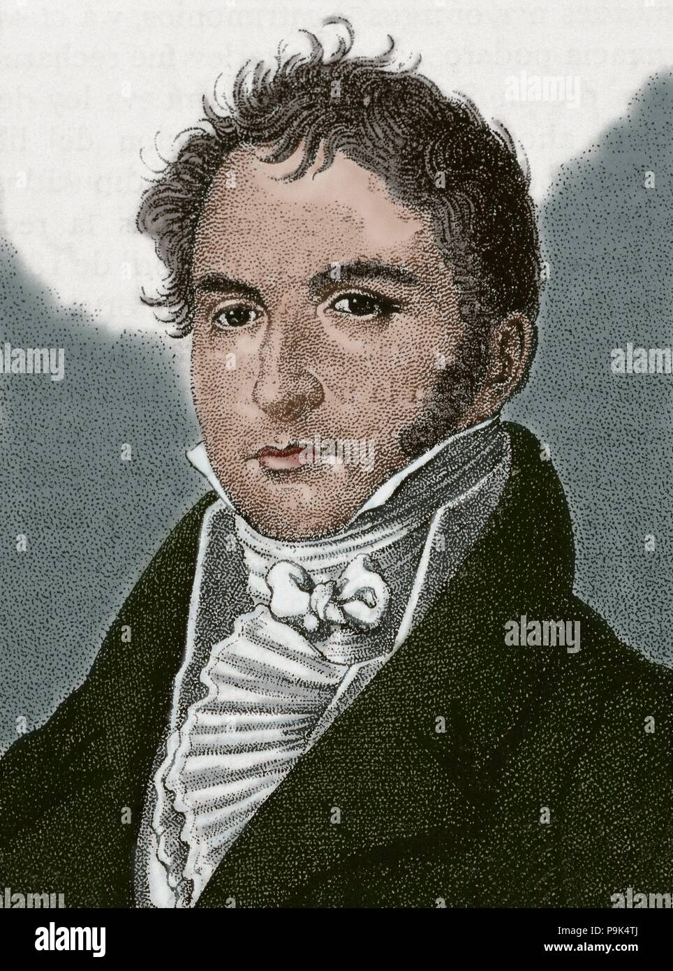 Casimir Pierre Perier (1777-1832). French banker, mine owner, political ...