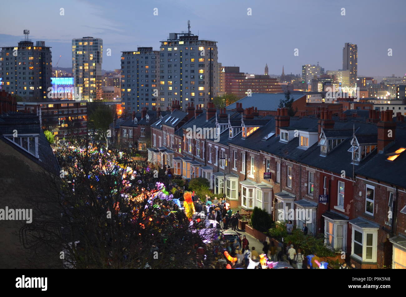 The Sharrow Lantern Festival 2017 in Sheffield, England Stock Photo - Alamy
