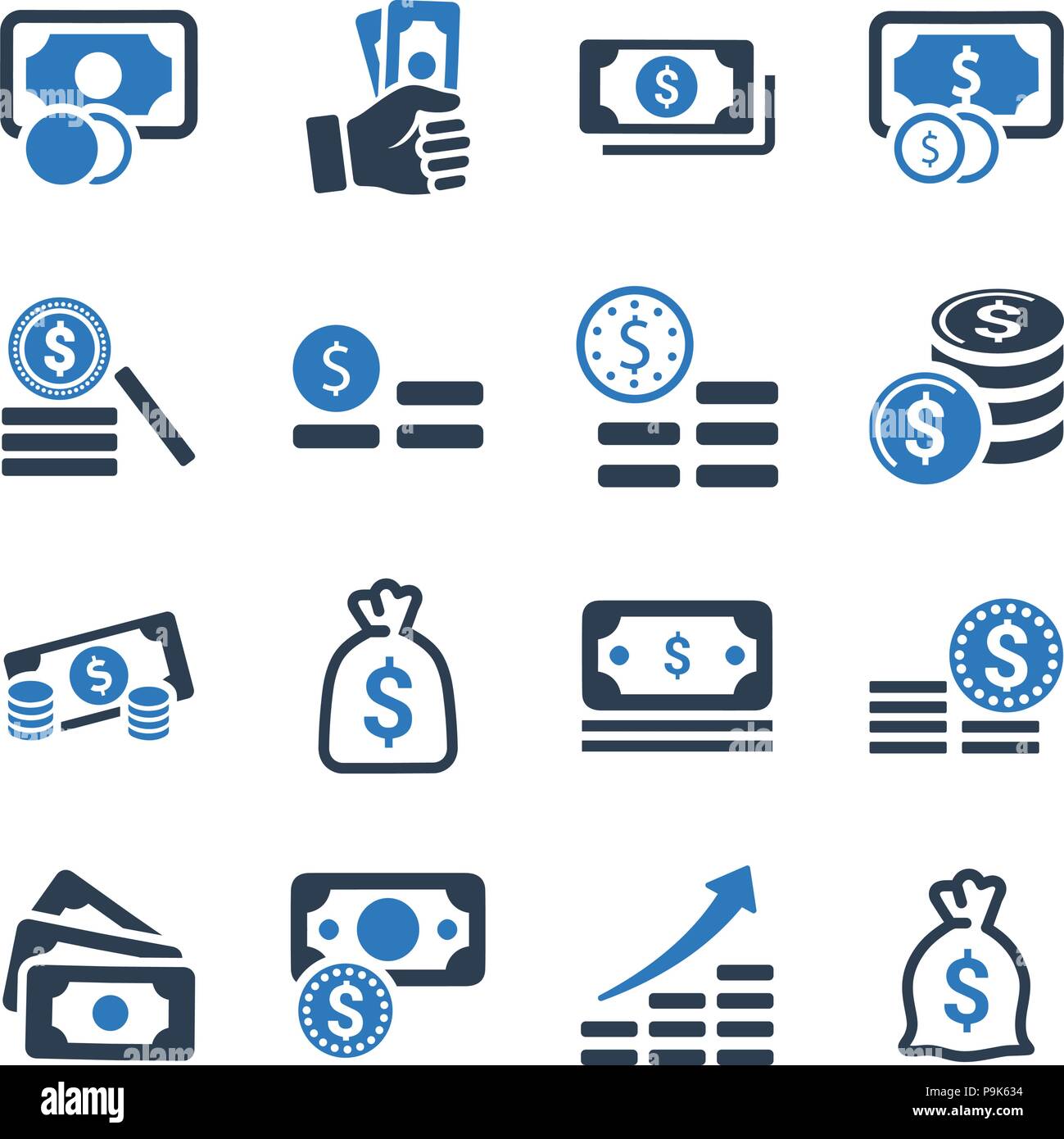 Dollar stacks Stock Vector Images - Alamy