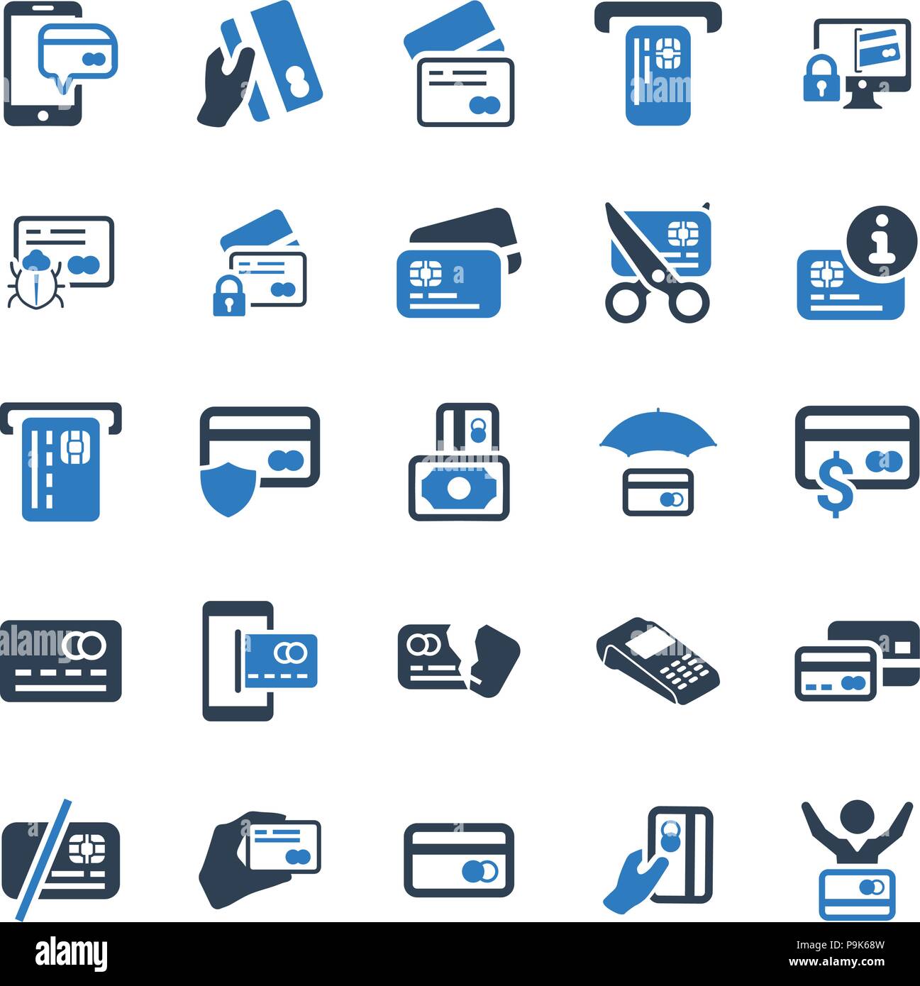 Bank visa card Stock Vector Images - Alamy