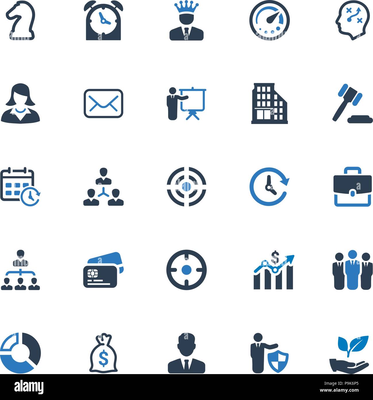 Beautiful, Meticulously Designed Business Icons - Blue Series (Set 4 ...