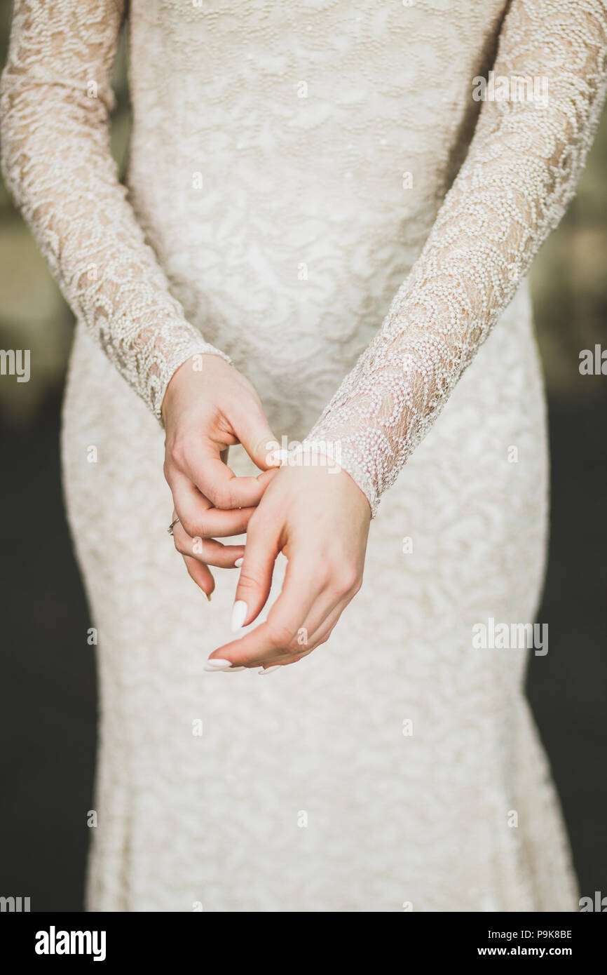 Brides touch hi-res stock photography and images - Alamy