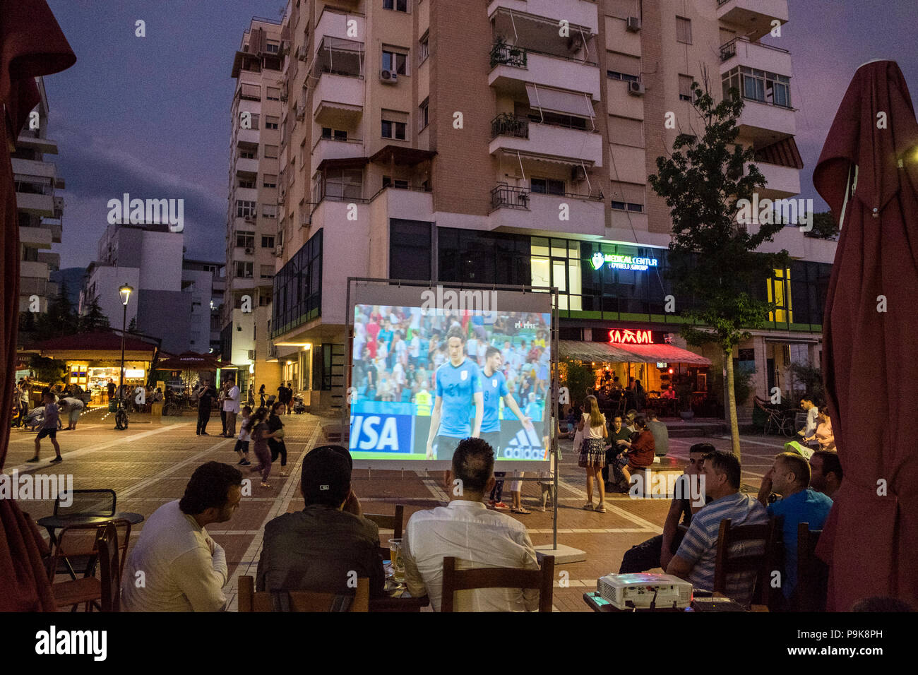 Albania, Tirana, nightlife Stock Photo - Alamy