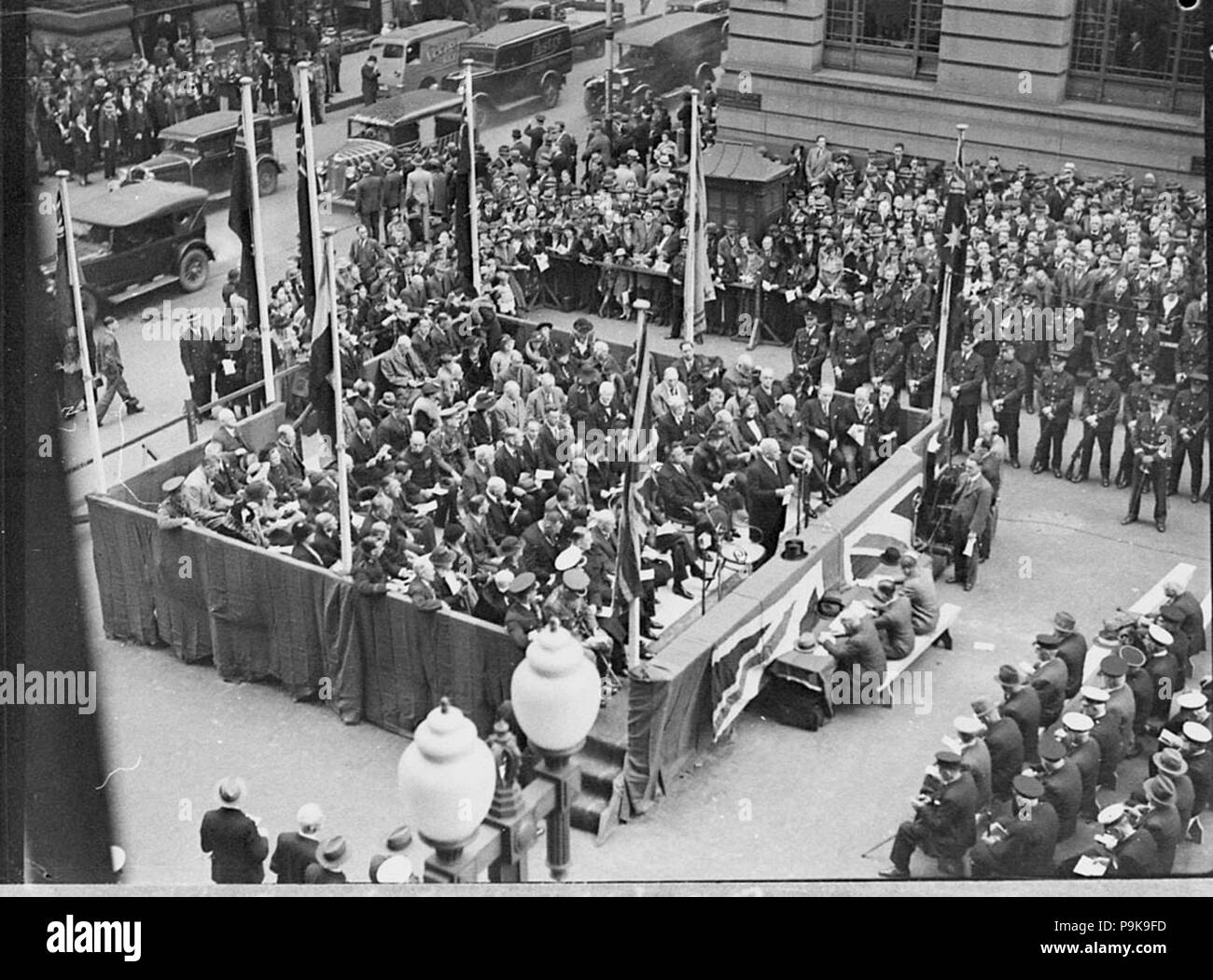 Coronation visit Black and White Stock Photos & Images - Alamy