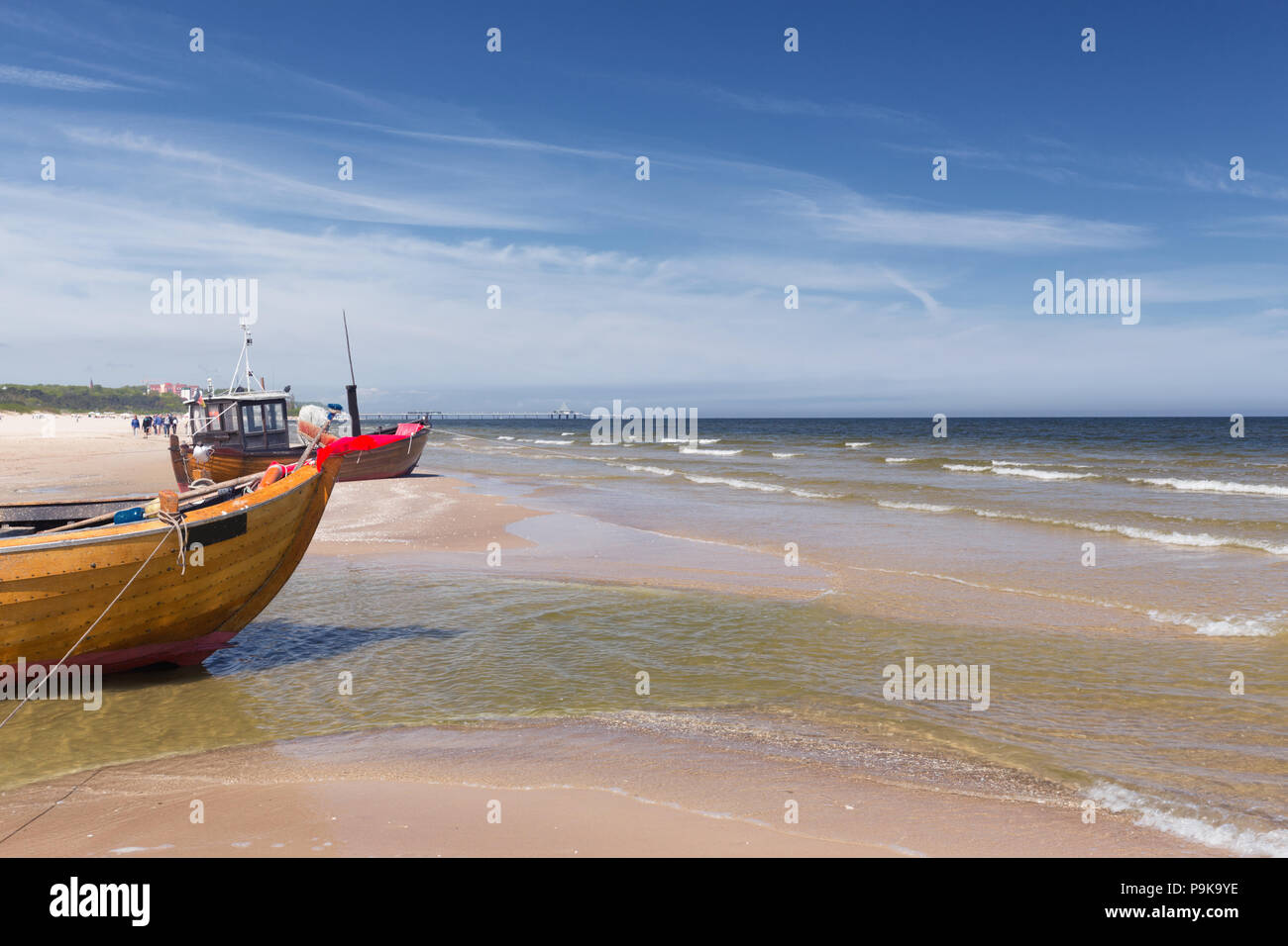 Beautiful harbor fishing boats hi-res stock photography and images - Alamy