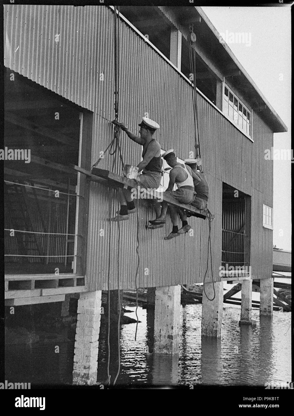 245 SLNSW 22410 The Navy Leagues Sydney Training Depot taken for Mr Len ...