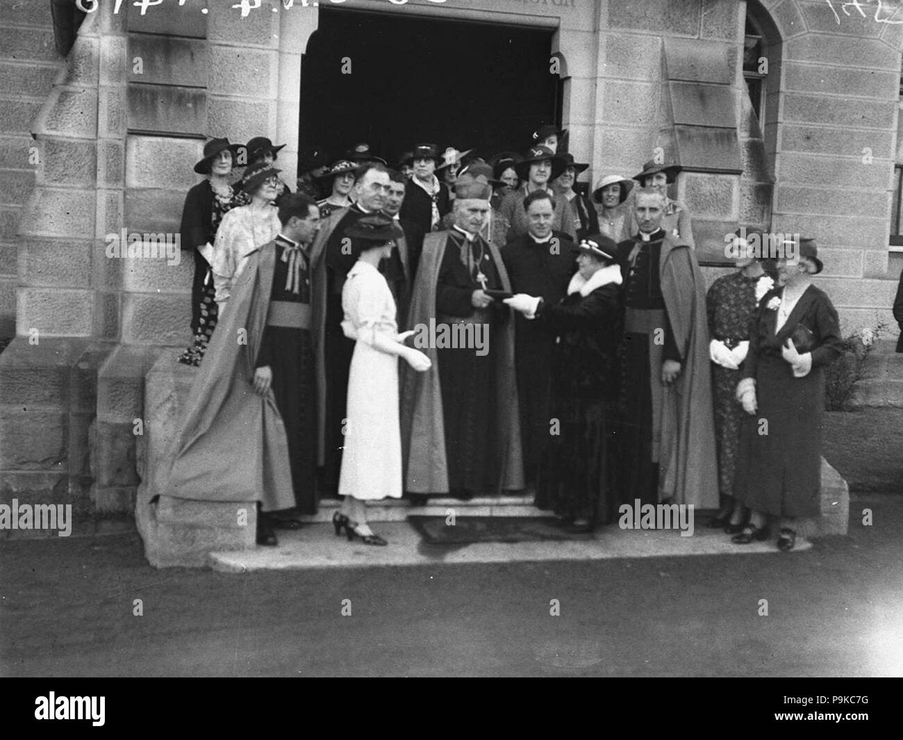 265 SLNSW 43416 Cardinal MacRory at St Marys Cathedral Stock Photo - Alamy
