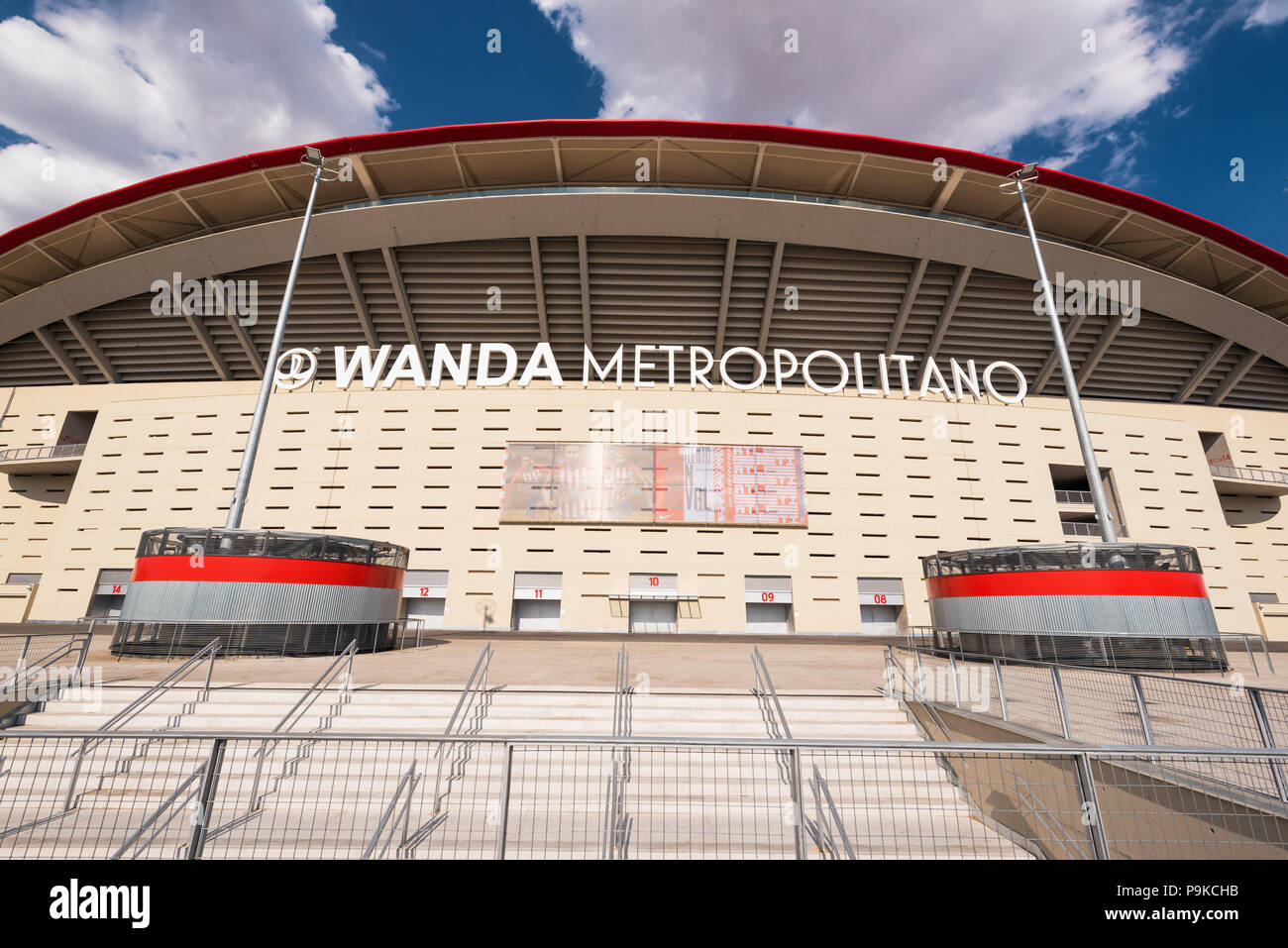 Madrid, Spain - July 15, 2018 - Wanda Metropolitano stadium in Madrid ...