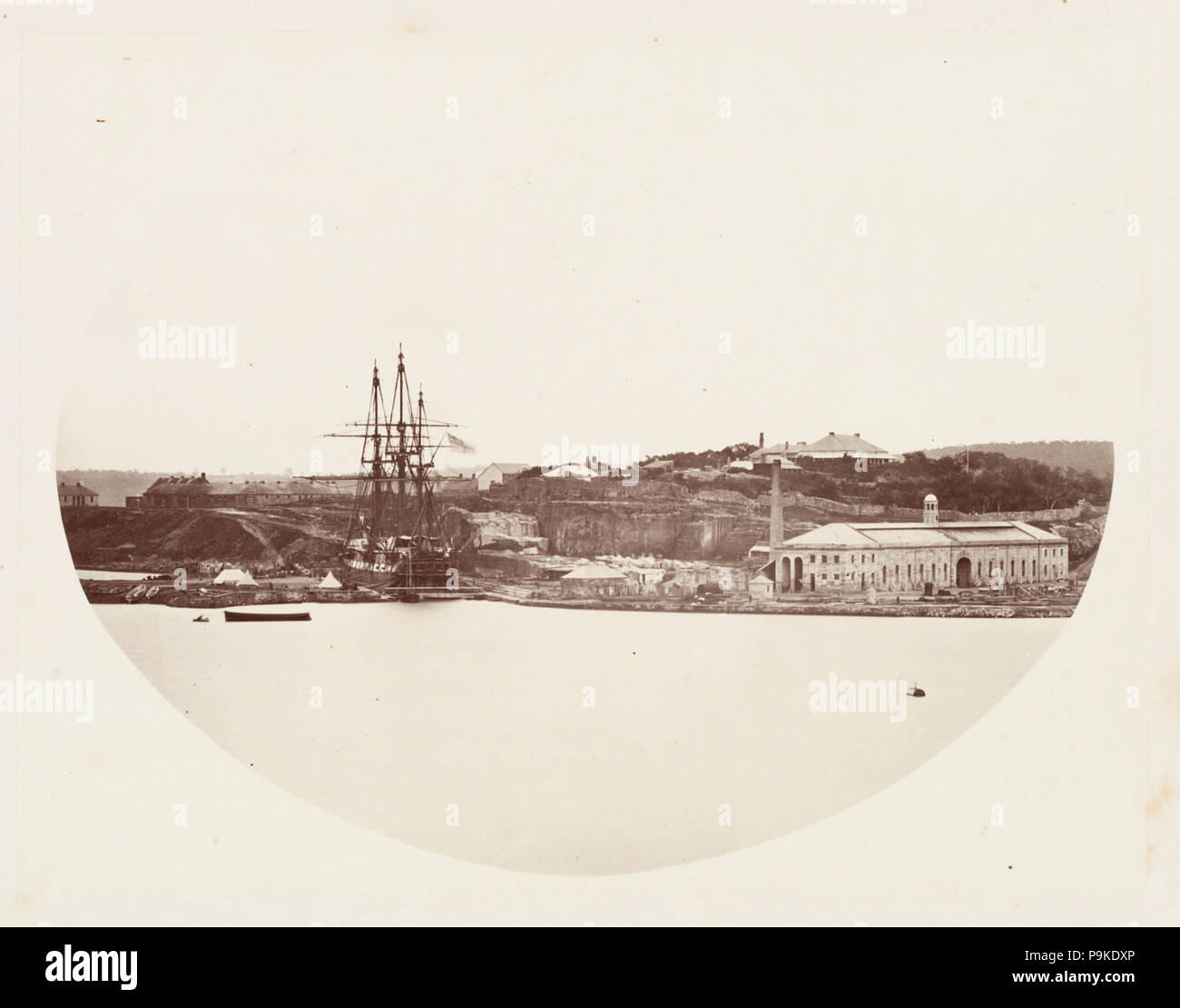 271 SLNSW 479648 145 Cockatoo Island HMS Galatea in Dock SH 256257 ...