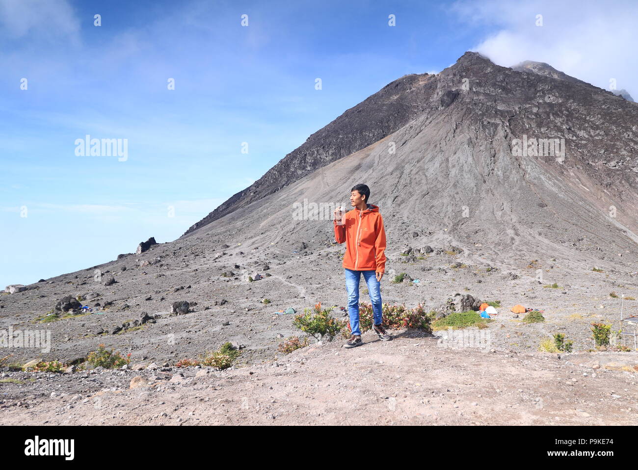 merapi volcano after eruption Stock Photo - Alamy