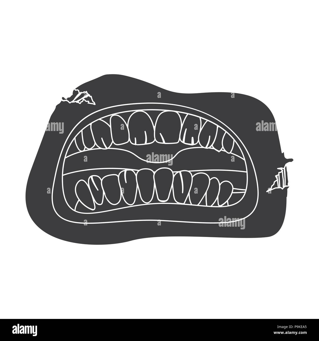 Root, single icon in black style.Root, vector symbol stock illustration ...