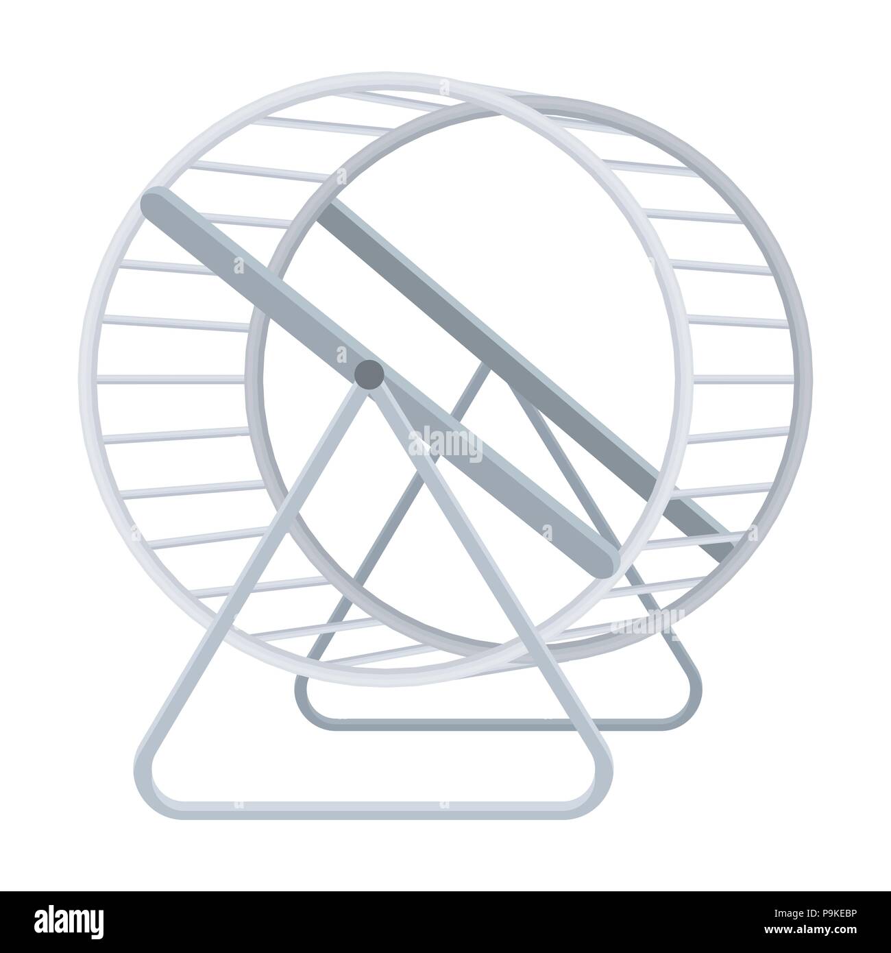 Wheel for rodents.Pet shop single icon in cartoon style vector symbol ...