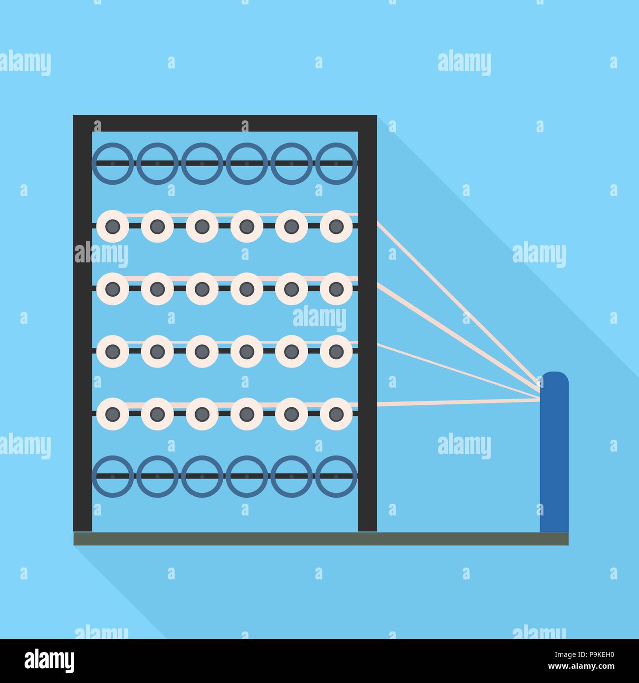 Machinery, single icon in flat style.Machinery vector symbol stock ...