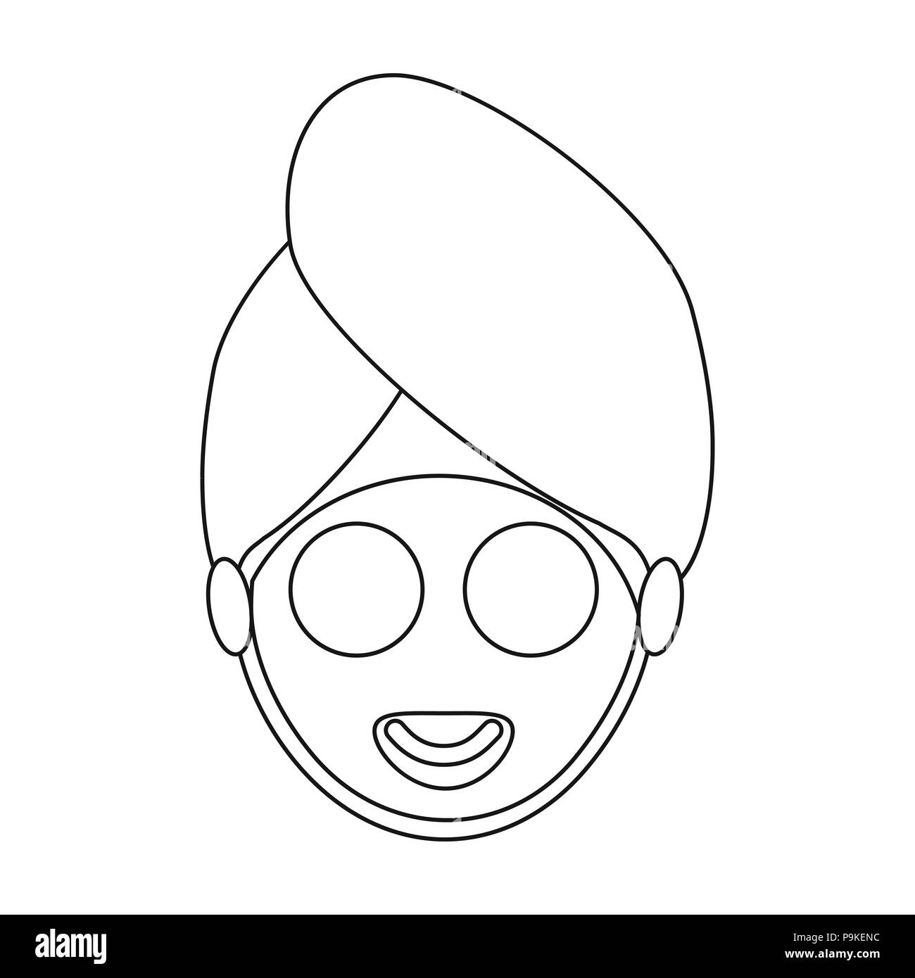 Spa mask icon of vector illustration for web and mobile design Stock ...