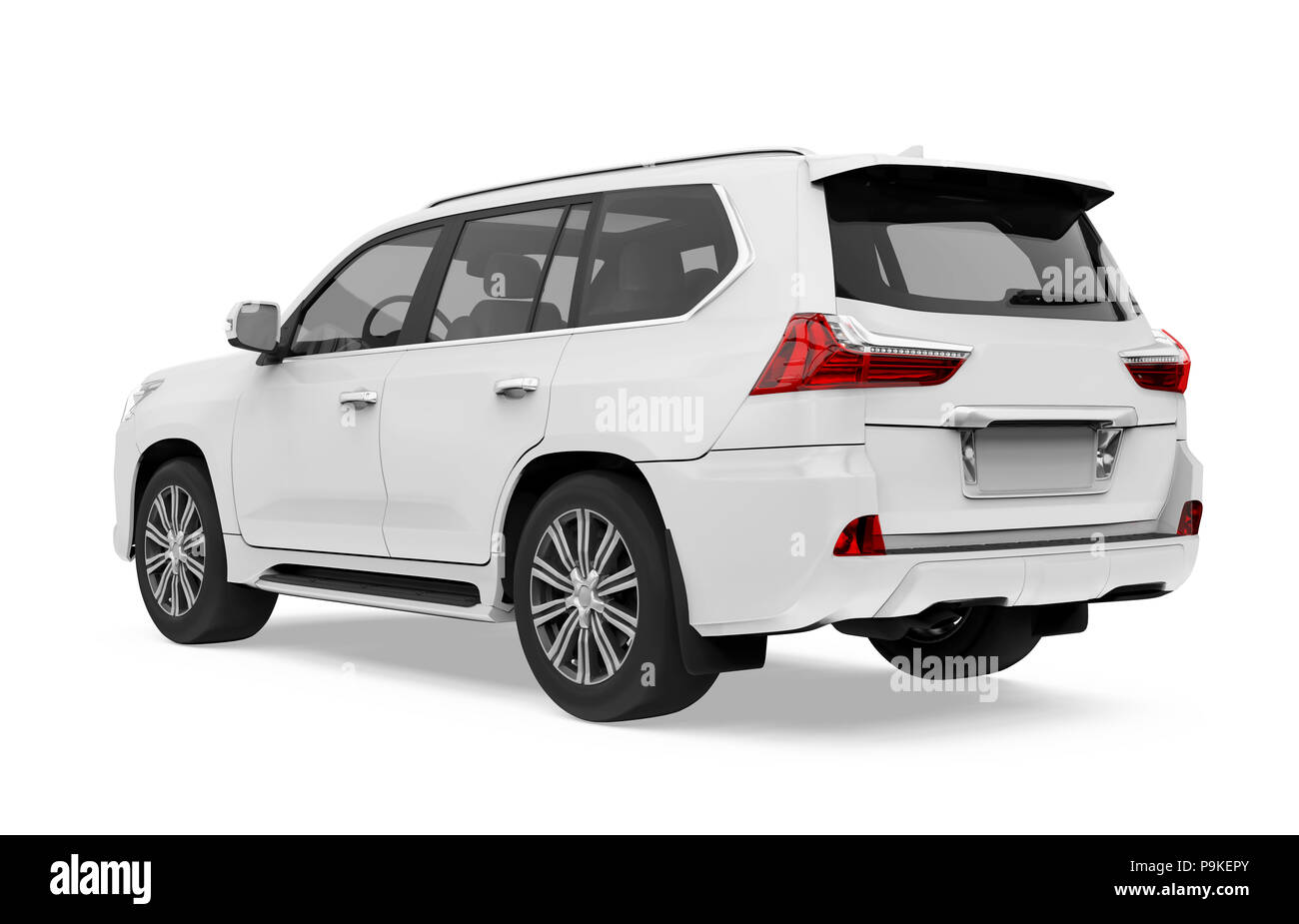 SUV Car Isolated Stock Photo - Alamy