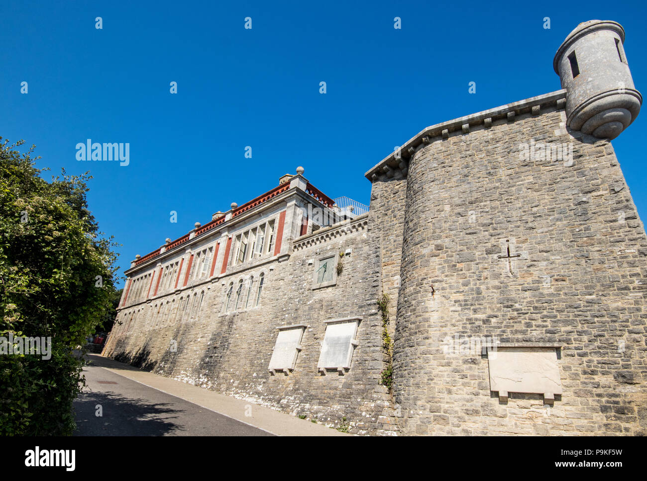 Durlston Castle, Durlston Country Park near Swanage, Dorset, UK Stock ...