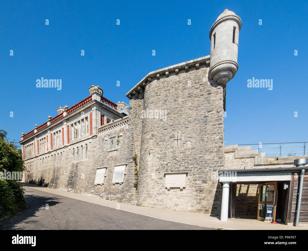 Durlston Castle, Durlston Country Park near Swanage, Dorset, UK Stock ...