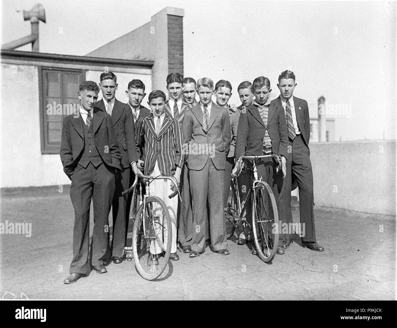 Group of nine individuals hi-res stock photography and images - Alamy