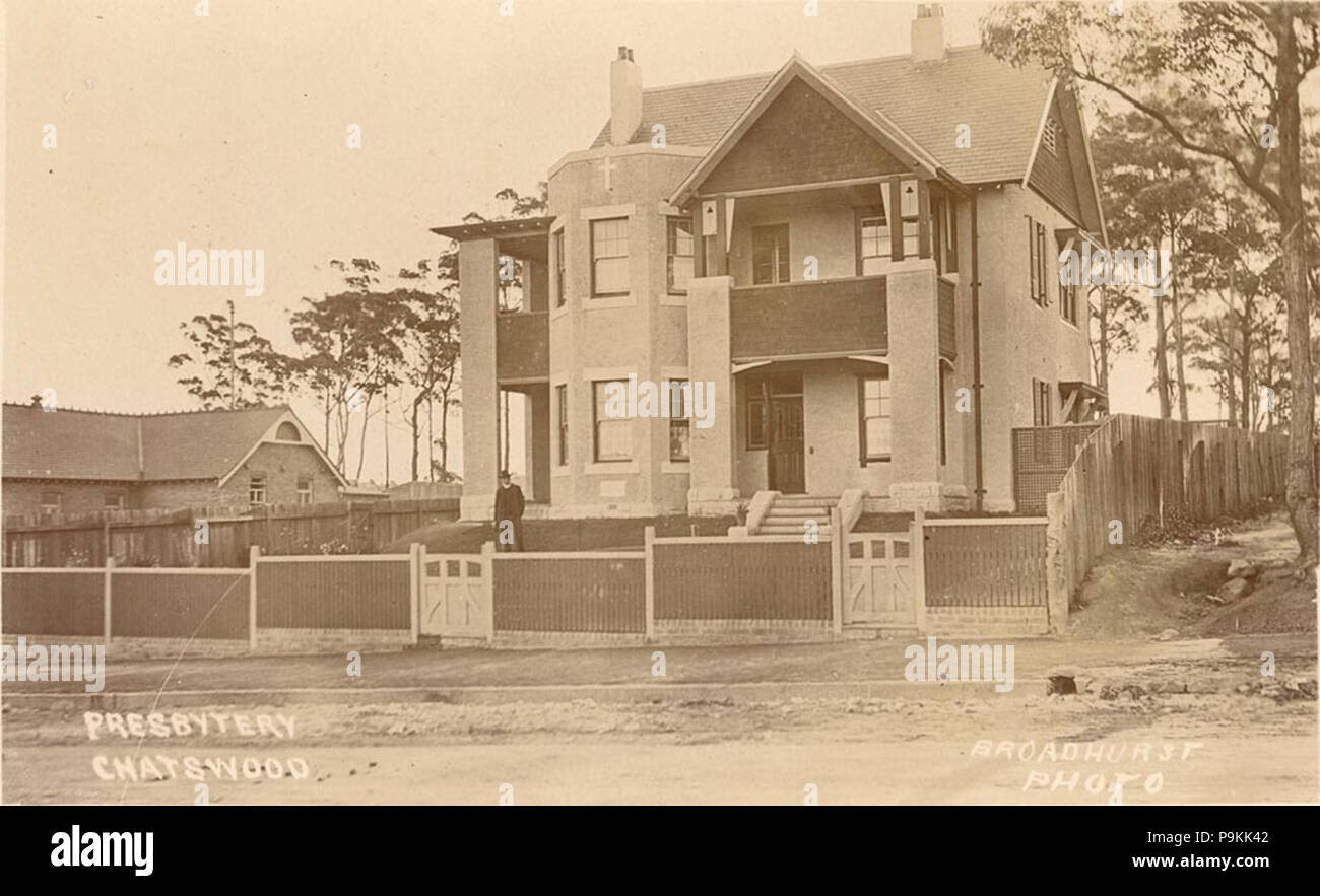 277 SLNSW 796204 Presbytery Chatswood Stock Photo - Alamy