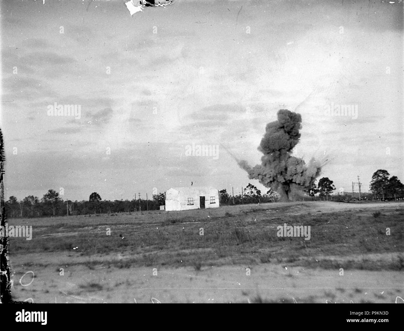 287 SLNSW 8039 Aero Pageant at Hargrave Park aerial bombing of a dummy ...