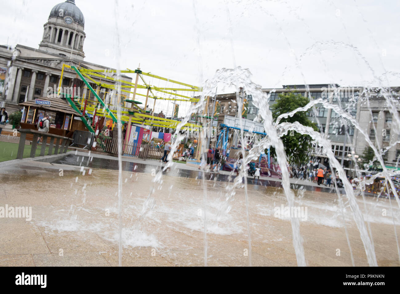 Fountain in market square hi-res stock photography and images - Alamy