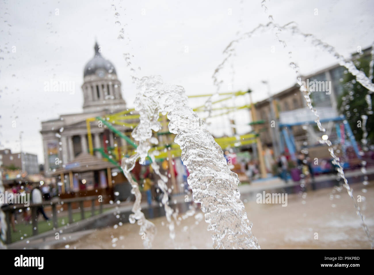 Fountain in market square hi-res stock photography and images - Alamy