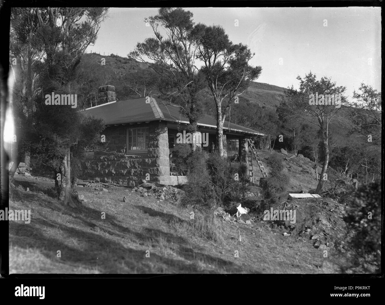 304 Stone house with pillars at the front of a deep verandah ATLIB ...