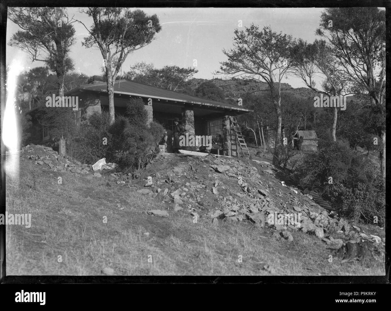 304 Stone house with pillars at the front of a deep verandah ATLIB ...