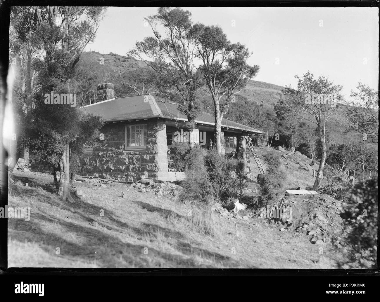 304 Stone house with pillars at the front of a deep verandah ATLIB ...