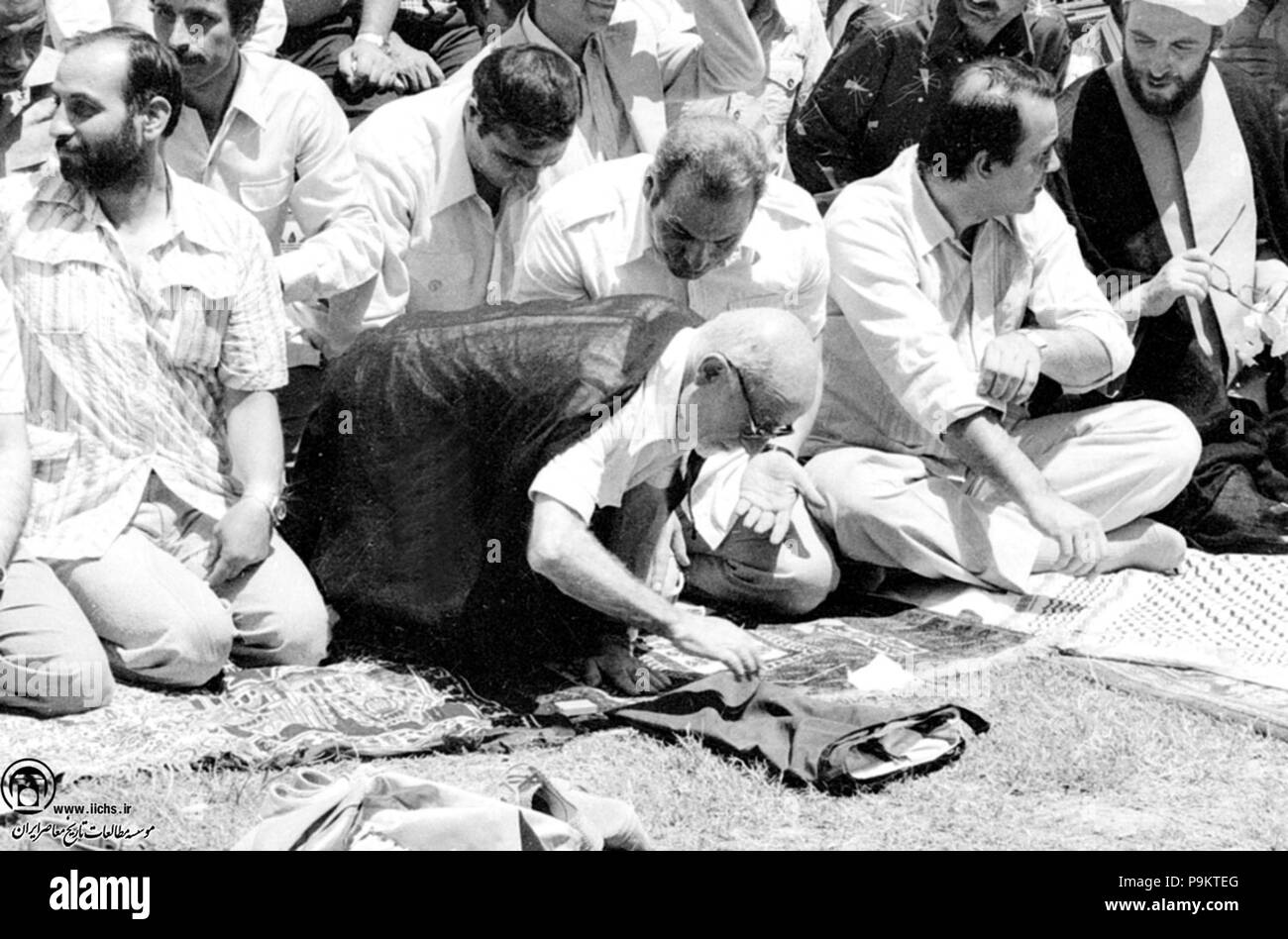 308 Tehran Friday prayer of 27 July 1979 leading by Mahmoud Taleghani ...