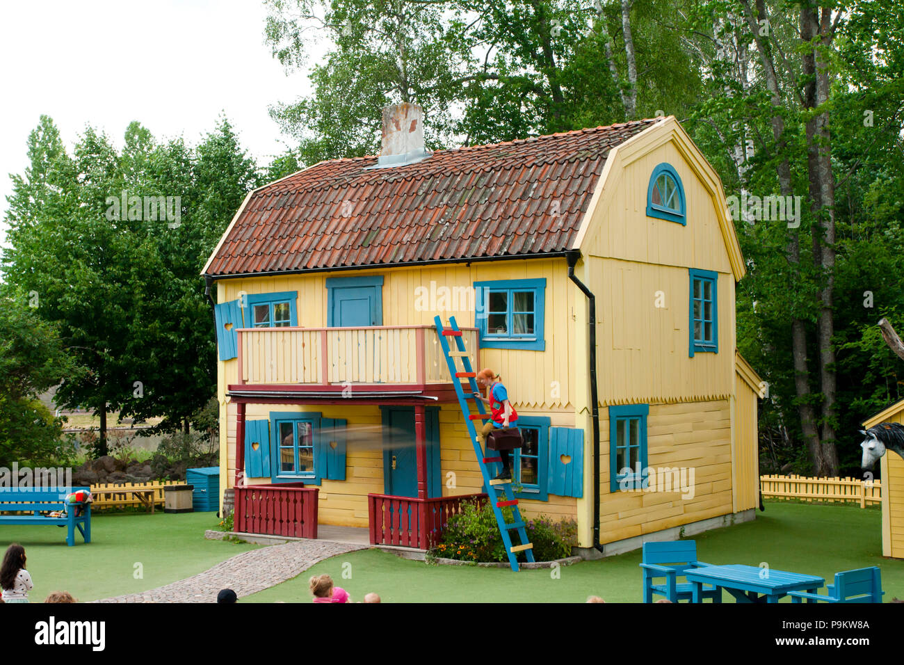 VIMMERBY, SWEDEN - June 19, 2018- Astrid Lindgren's World, Astrid ...