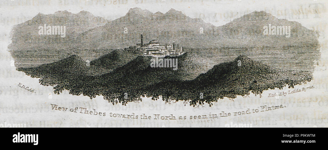 Thebes ruins greece hi-res stock photography and images - Alamy