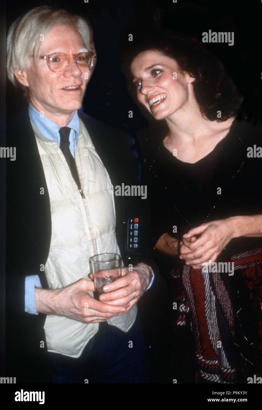 Andy Warhol Margaret Trudeau Studio 54 1978 Photo By Adam Scull ...