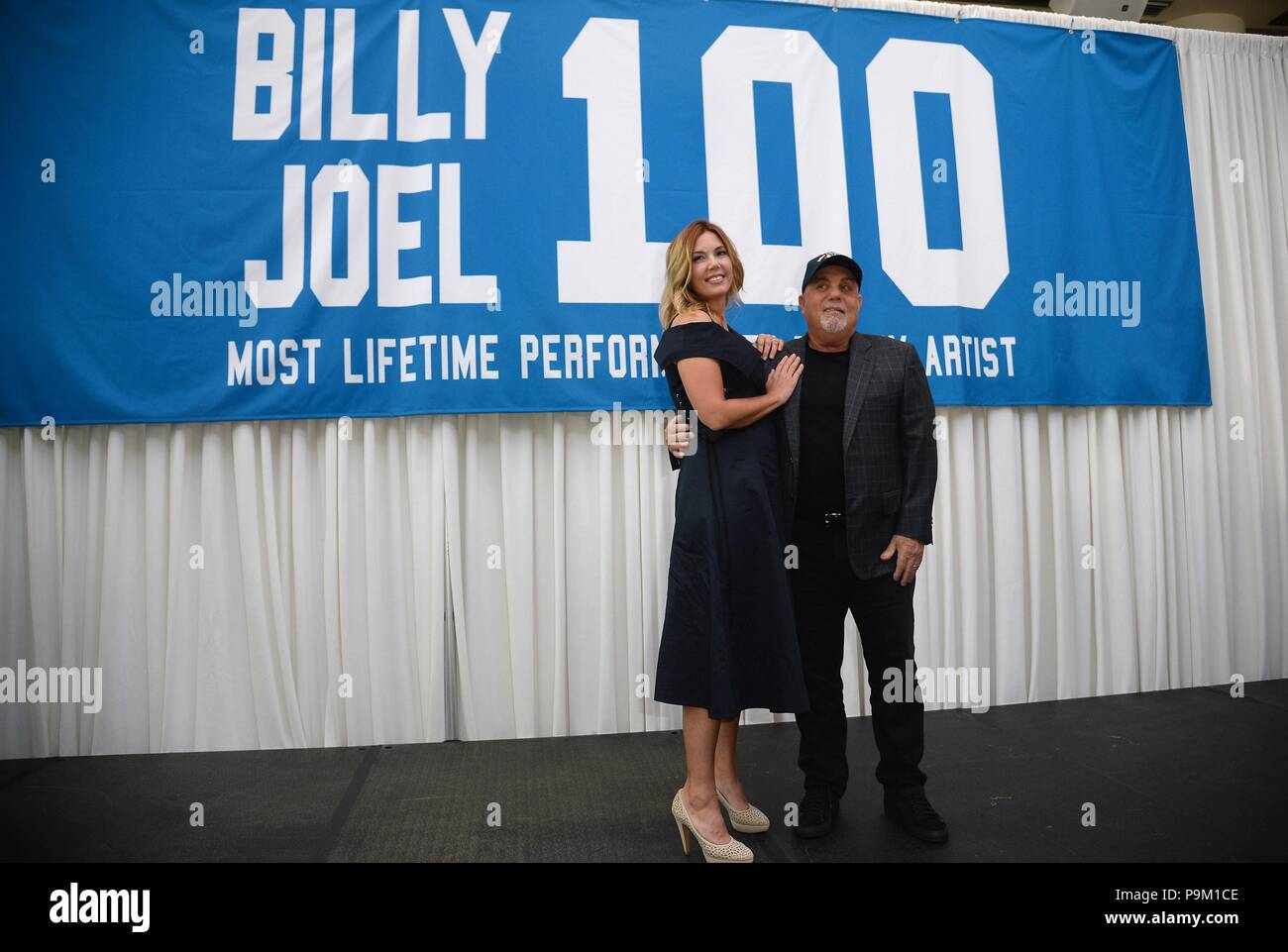 New York, NY, USA. 18th July, 2018. Alexis Roderick, Billy Joel at a ...