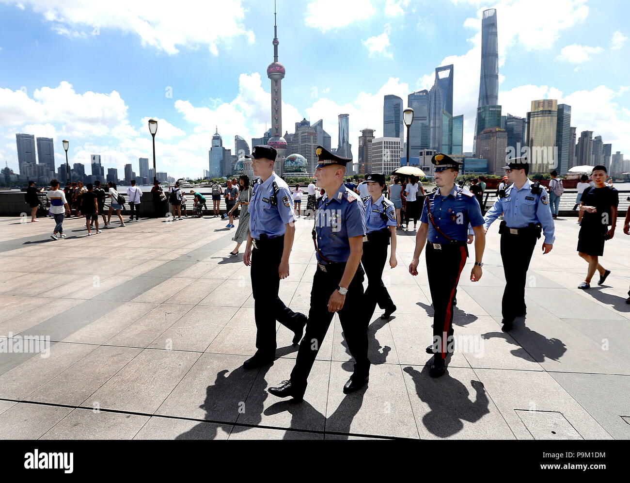 Chinese police officers patrolling hi-res stock photography and images ...