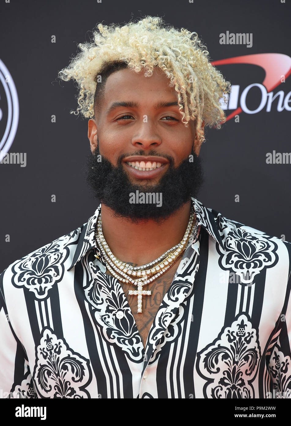 Los Angeles, California, USA. 18th July, 2018. Odell Beckham Jr ...
