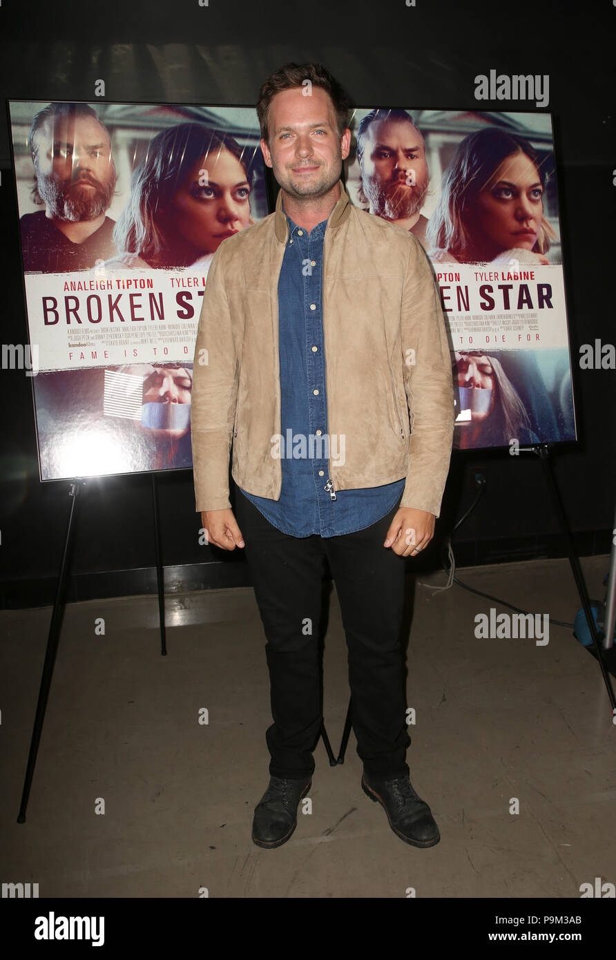 Hollywood, Ca. 18th July, 2018. Patrick J. Adams, at the Los Angeles ...
