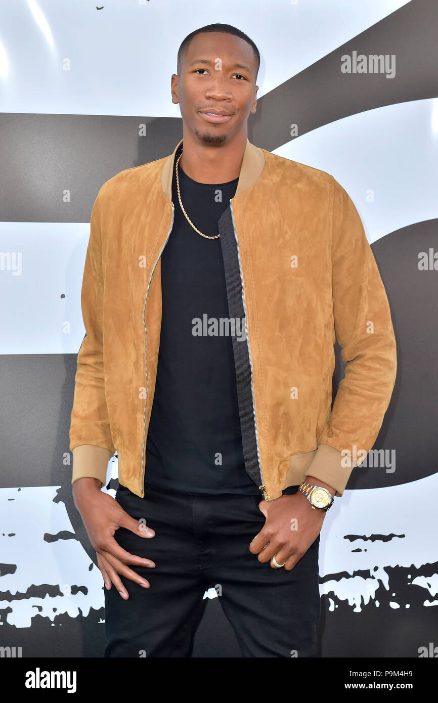 Wes Johnson at the premiere of the movie 'The Equalizer 2' at the TCL ...