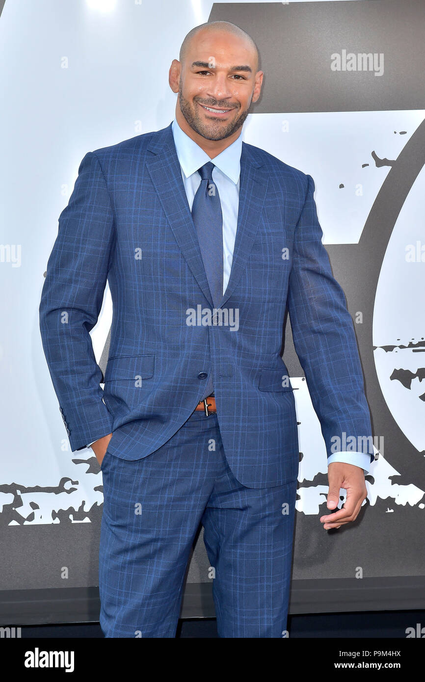 Jay Hieron at the premiere of the movie 'The Equalizer 2' at the TCL ...