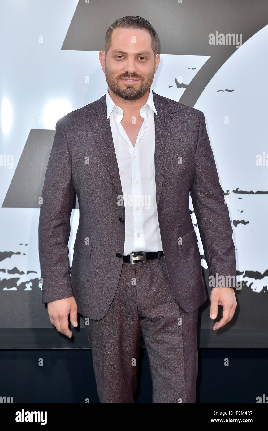 Los Angeles, USA. 17th July, 2018. Jorge Gaxiola at the premiere of the ...