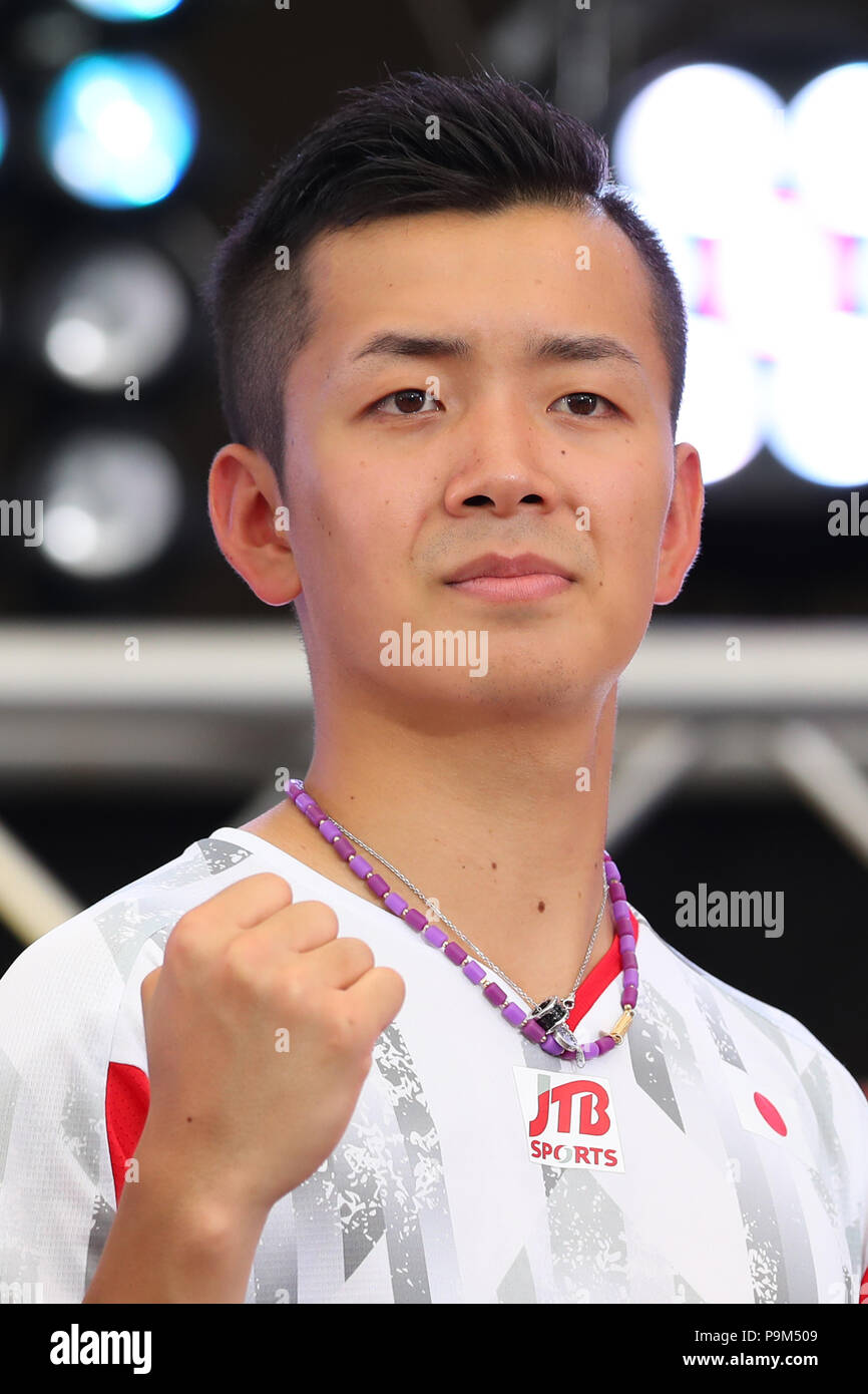 Kenta Nishioka (JPN), Kanta Tsuneyama (JPN), JULY 19, 2018 - Badminton ...