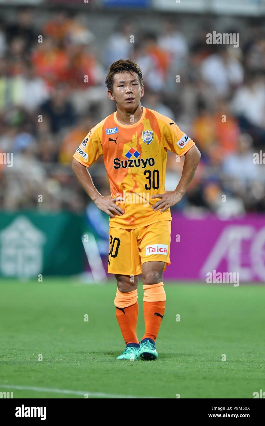 Shizuoka, Japan. 18th July, 2018. Shota Kaneko (S-Pulse) Football ...
