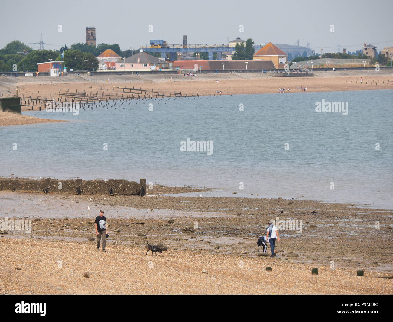 Sheerness, Kent, UK. 19th July, 2018. UK Weather: a sunny and warm day ...