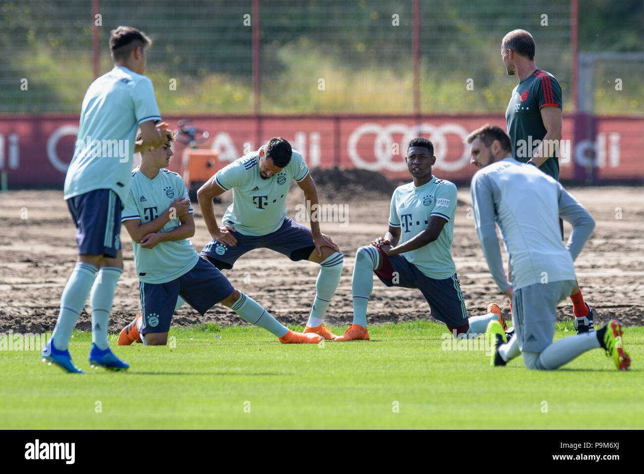 Germany, Munich. 19th July, 2018. Soccer, German Bundesliga, Training ...