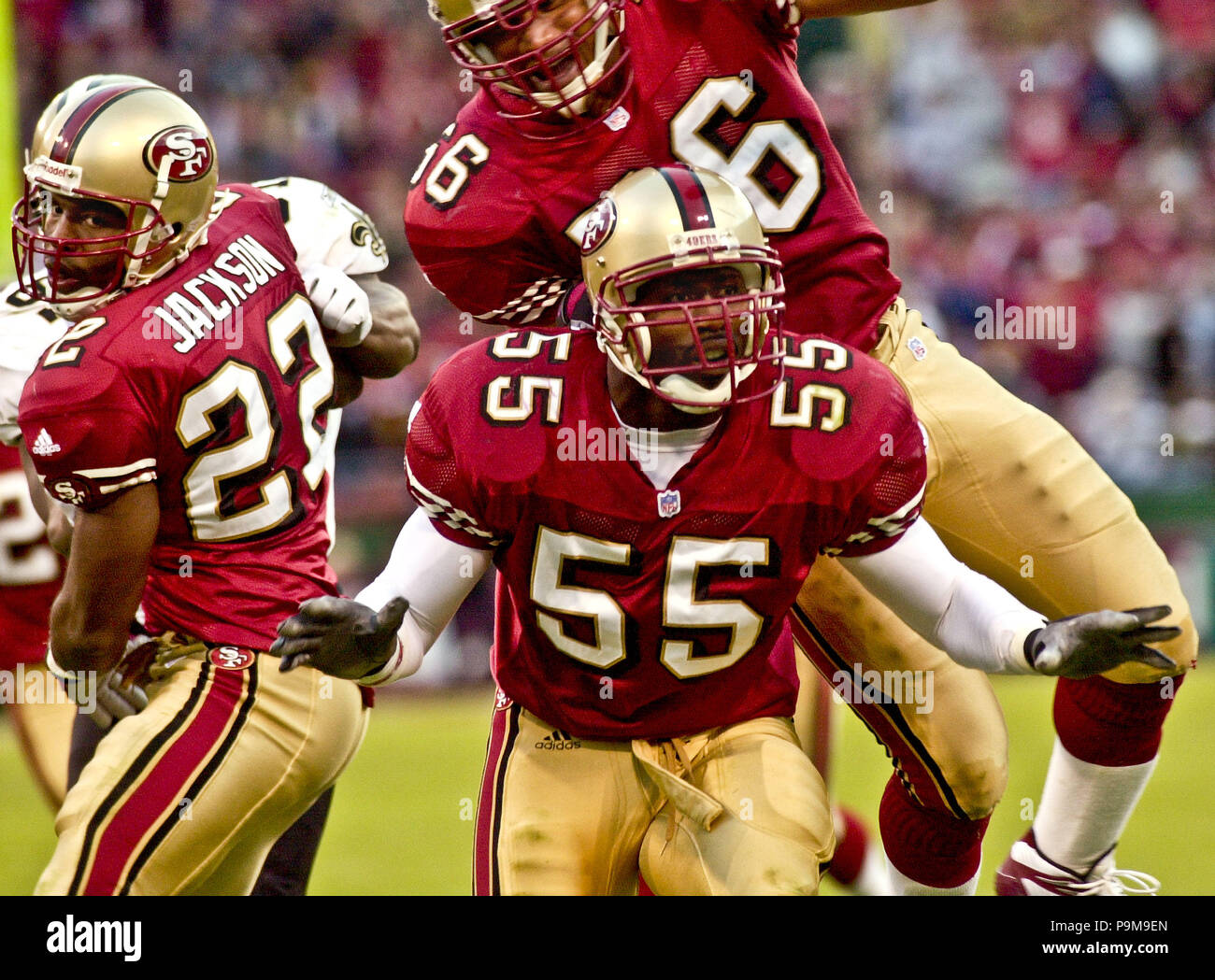 San francisco 49ers jamie winborn hi-res stock photography and images ...
