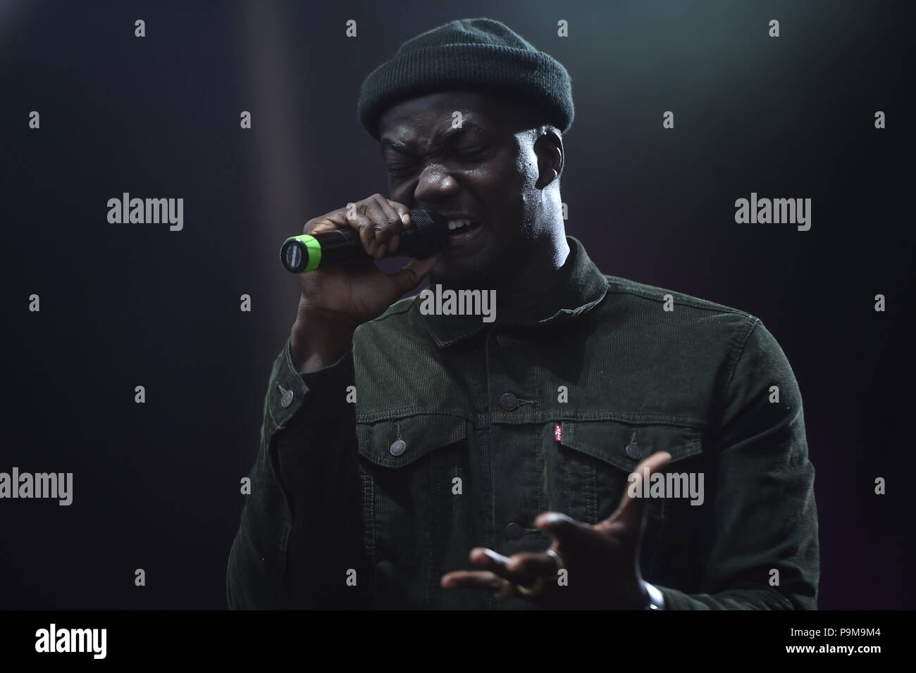 Ostrava, Czech Republic. 19th July, 2018. British singer Jacob Banks ...